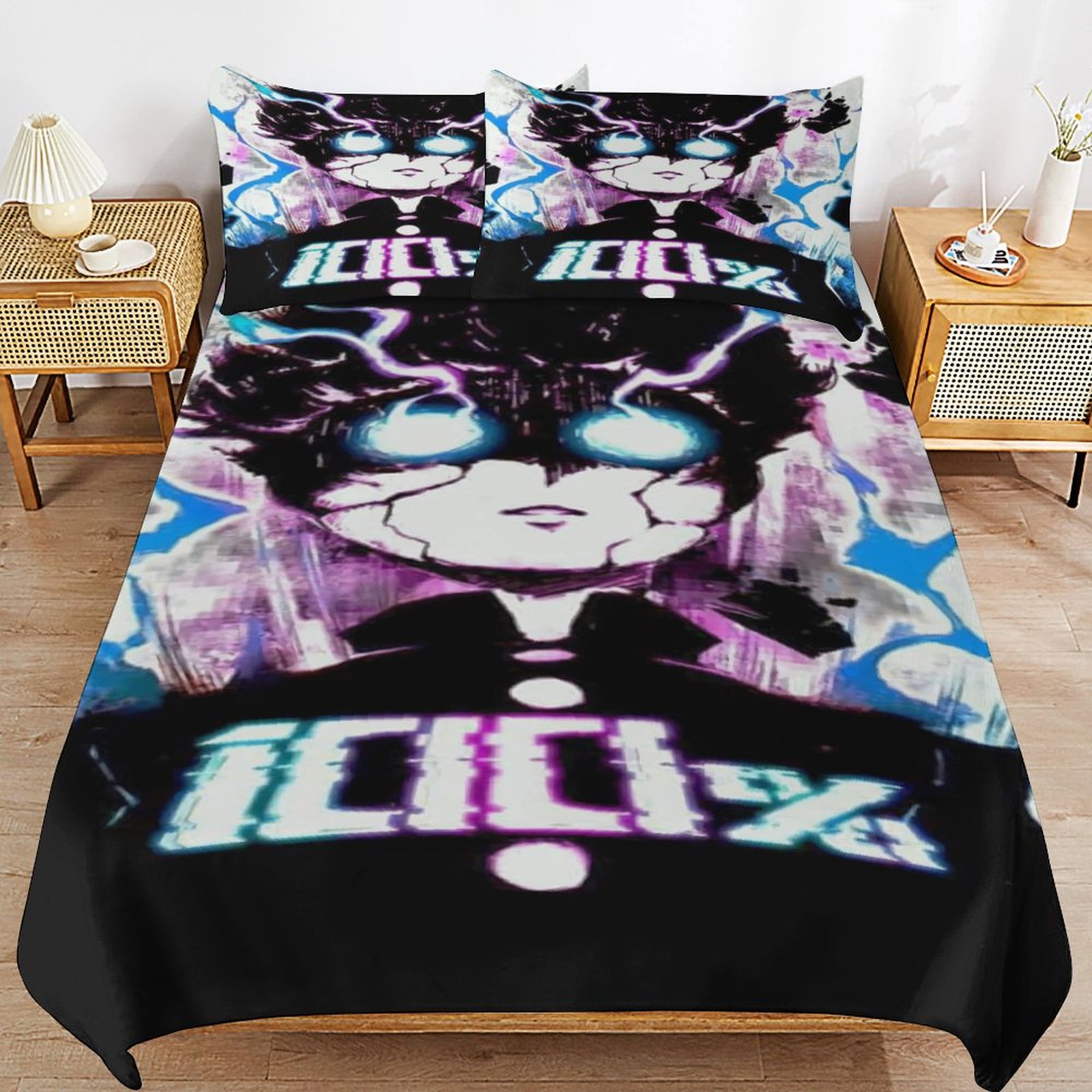 Mob Psycho 100 Duvet Cover Sets Twin King Size for Kids Boys Girls ...