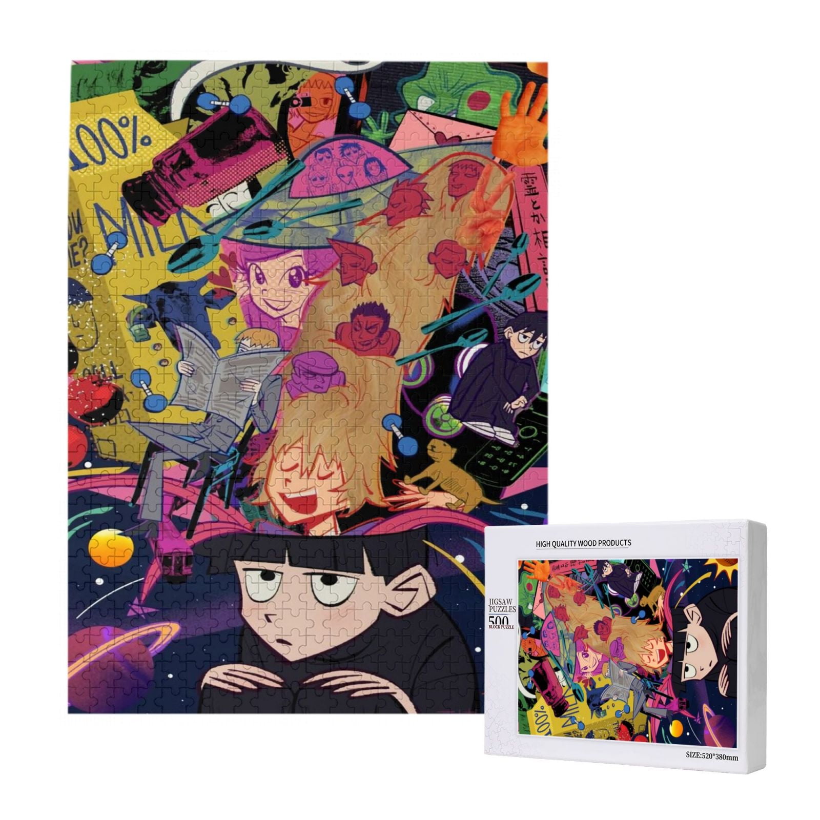 Mob Psycho 100 Jigsaw Puzzles for Adults 300/500/1000 Piece, Party ...