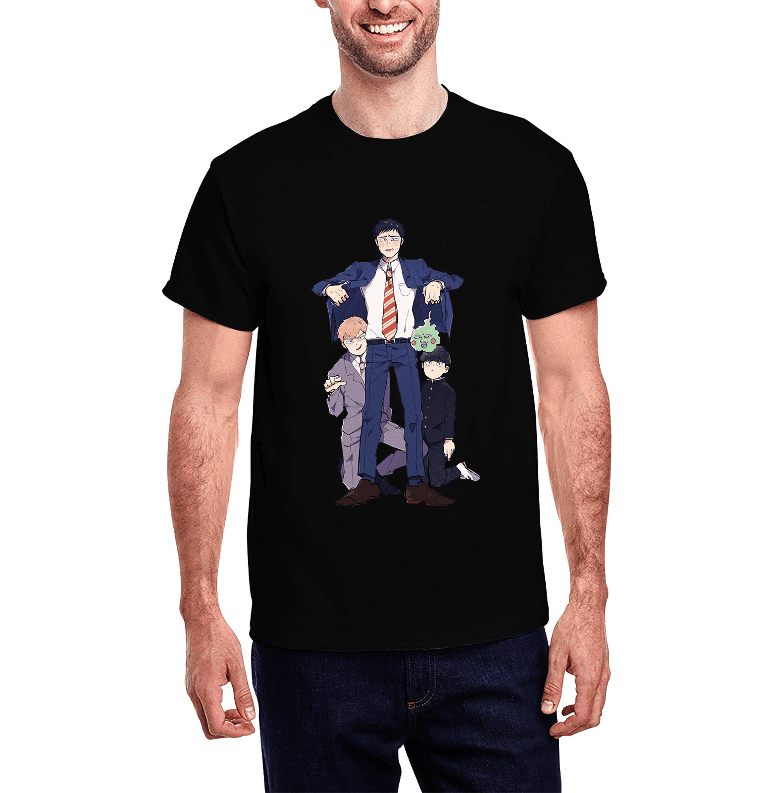 Mob Psycho 100 Manga spoilers Classic printed T shirt 18 - Walmart.com