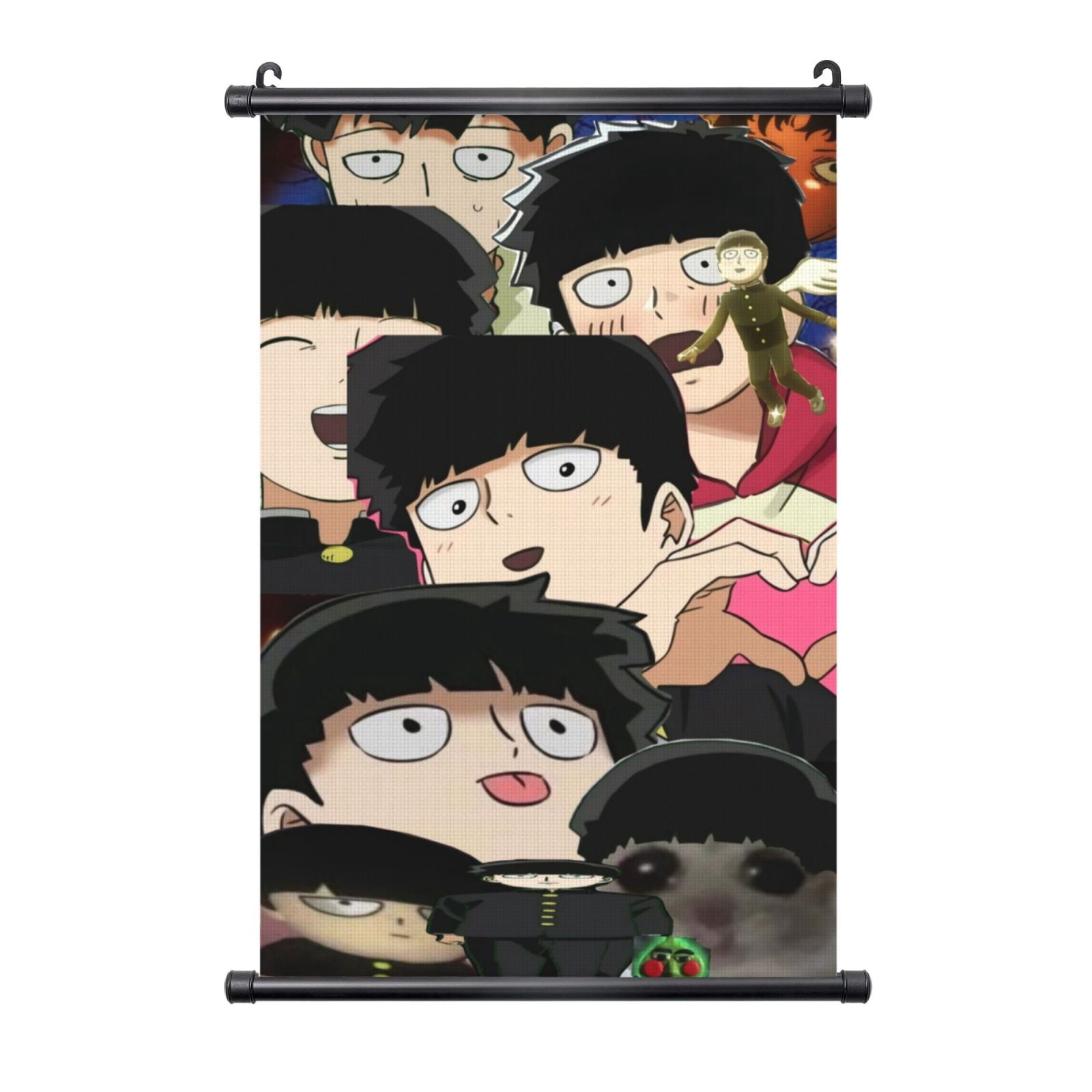 Mob Psycho 100 Poster Aesthetic Canvas PVC Shaft Wall Art Hanging ...