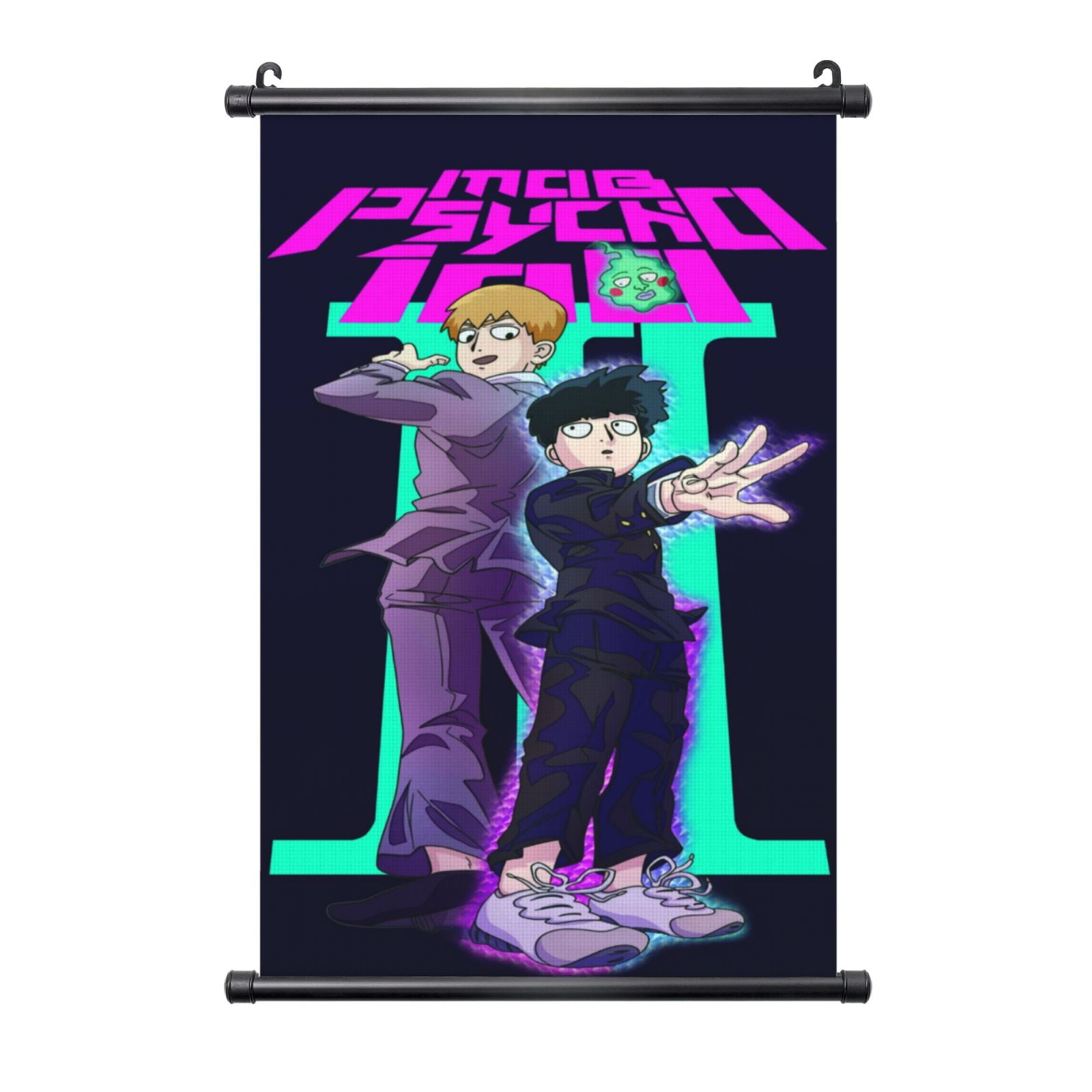 Mob Psycho 100 Poster Aesthetic Canvas PVC Shaft Wall Art Hanging ...