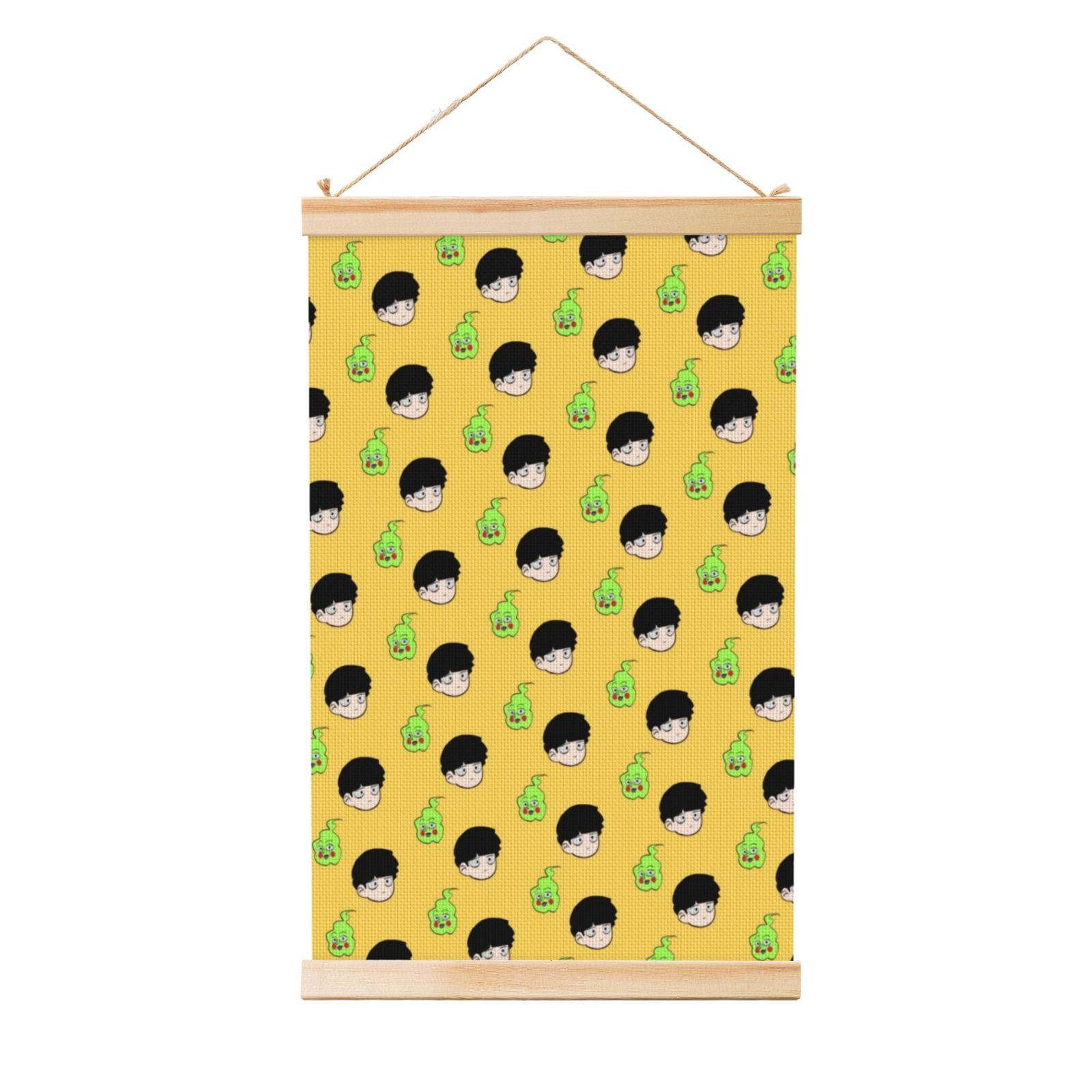 Mob Psycho 100 Poster Aesthetic Canvas Wooden Shaft Wall Art Hanging ...