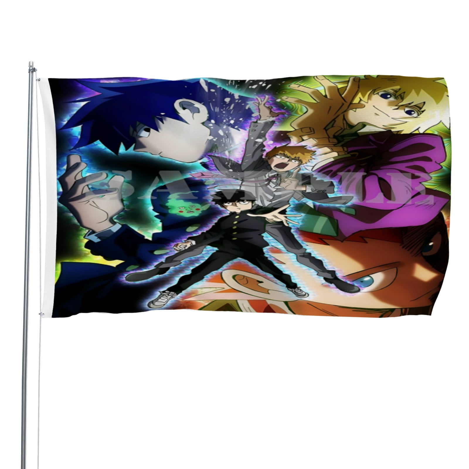 Mob Psycho 101 flag perfect for outdoor decoration, can be hung indoors ...
