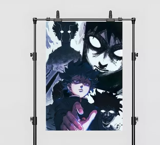 Mob Pyscho 100 Anime Mob Poster, Mob Wall Art, Mob Poster, High Quality ...