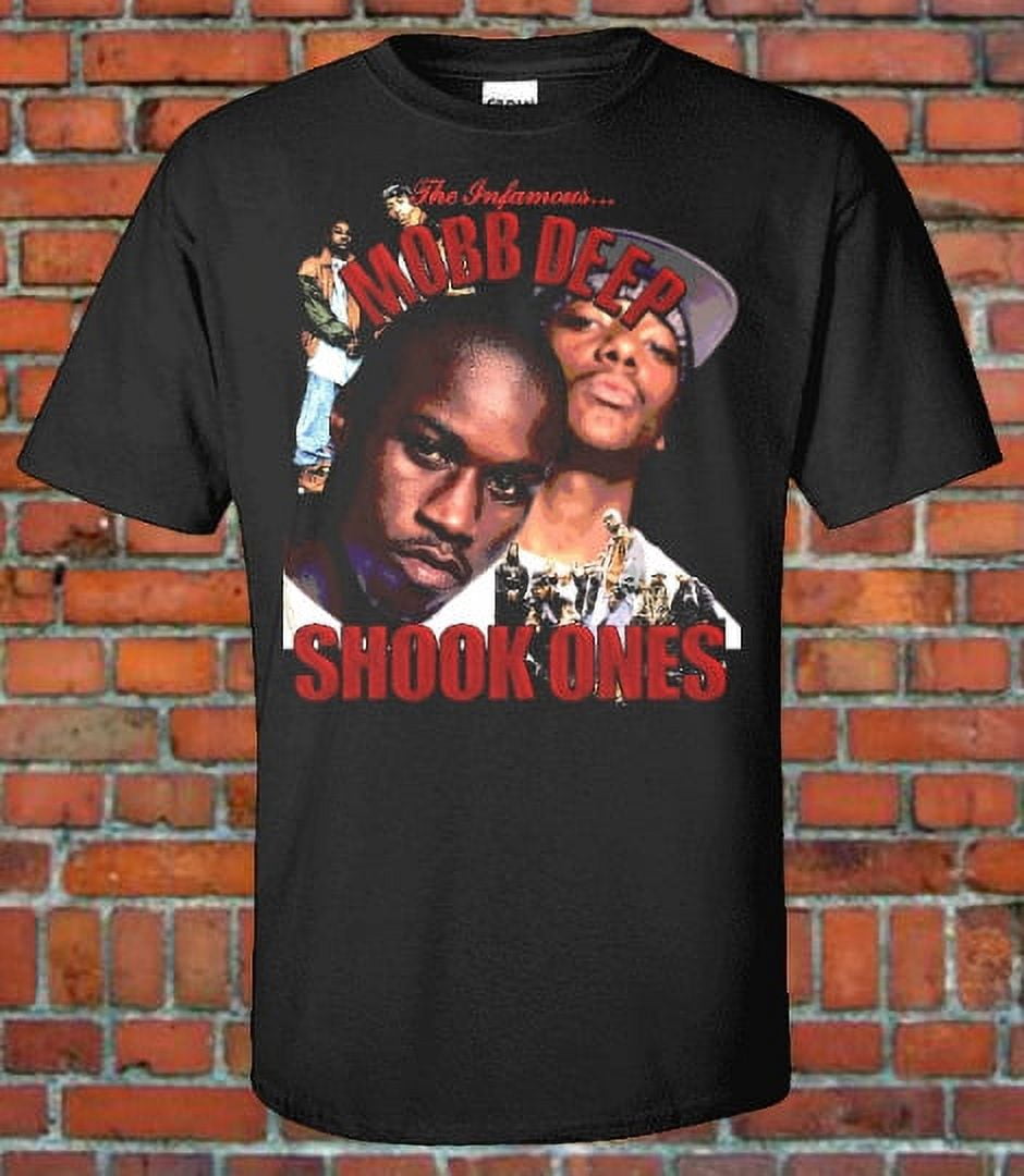 Mobb Deep 90s Style Bootleg Vintage Rap Hip Hop T shirt Shook Ones ...