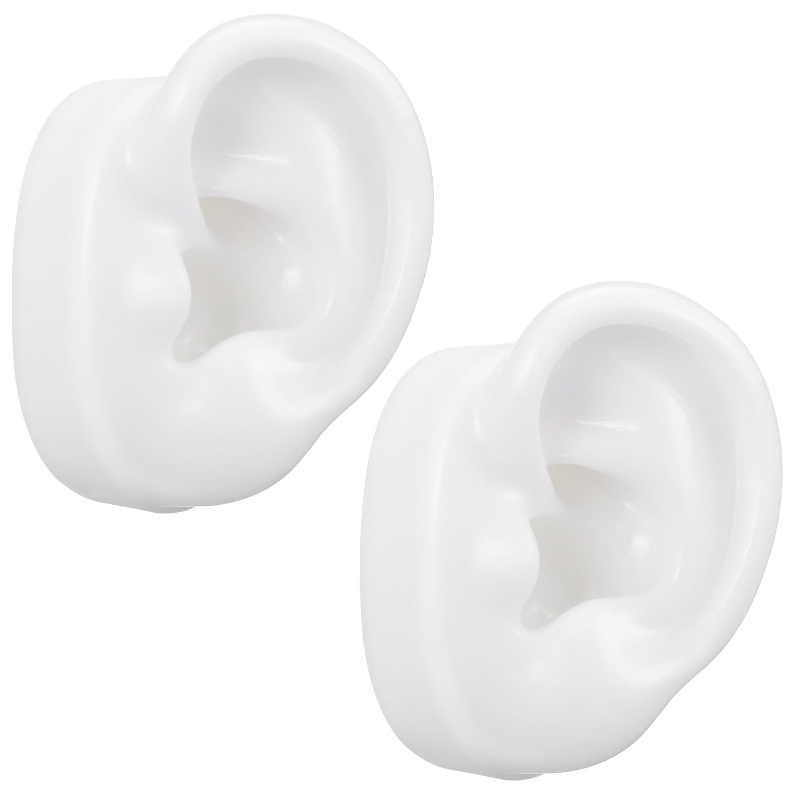 Mobestech 1 Pair Silicone Fake Ear Display Artificial Ear Model ...