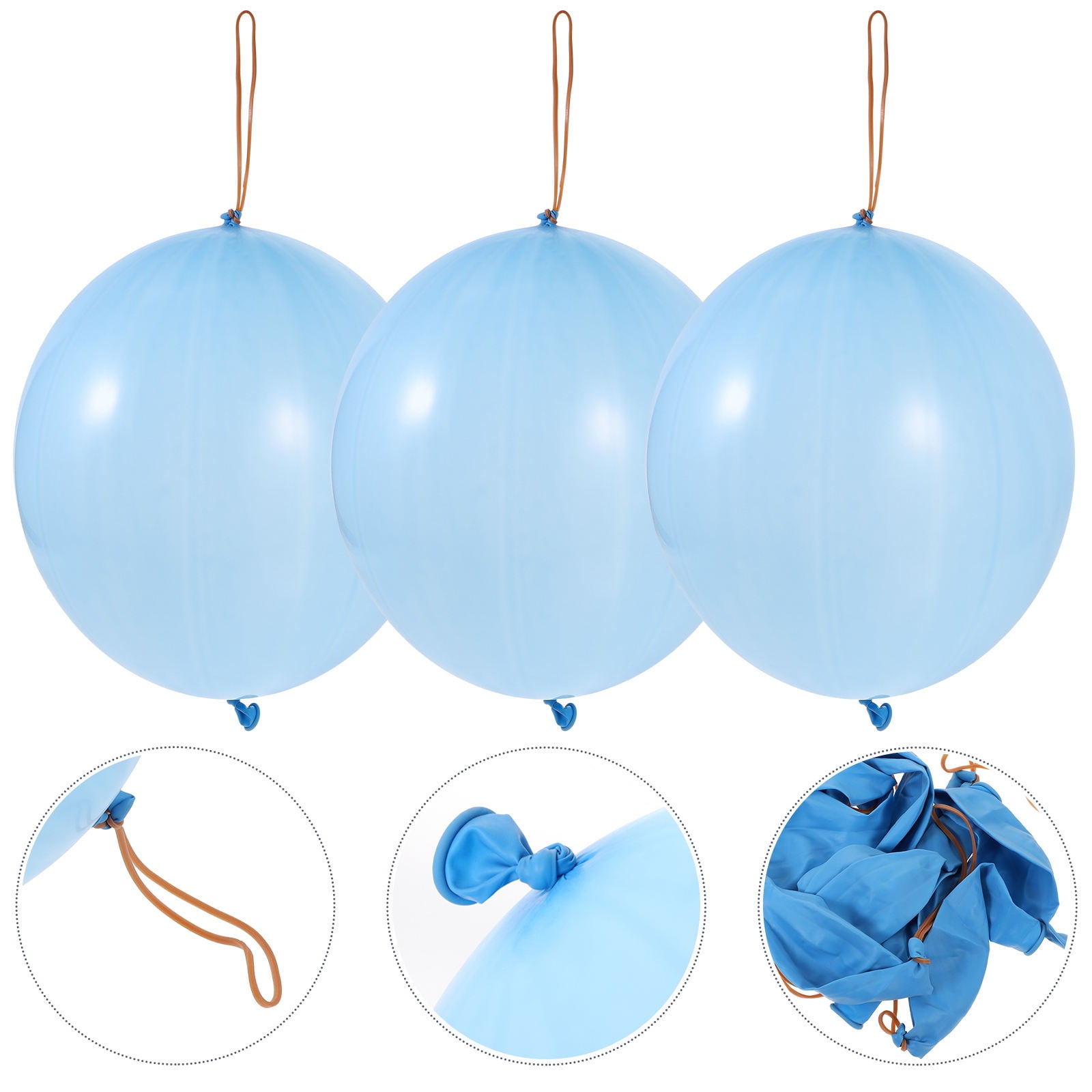 Mobestech Neon Punch Balloon Latex Blue 10Pcs for - Walmart.com