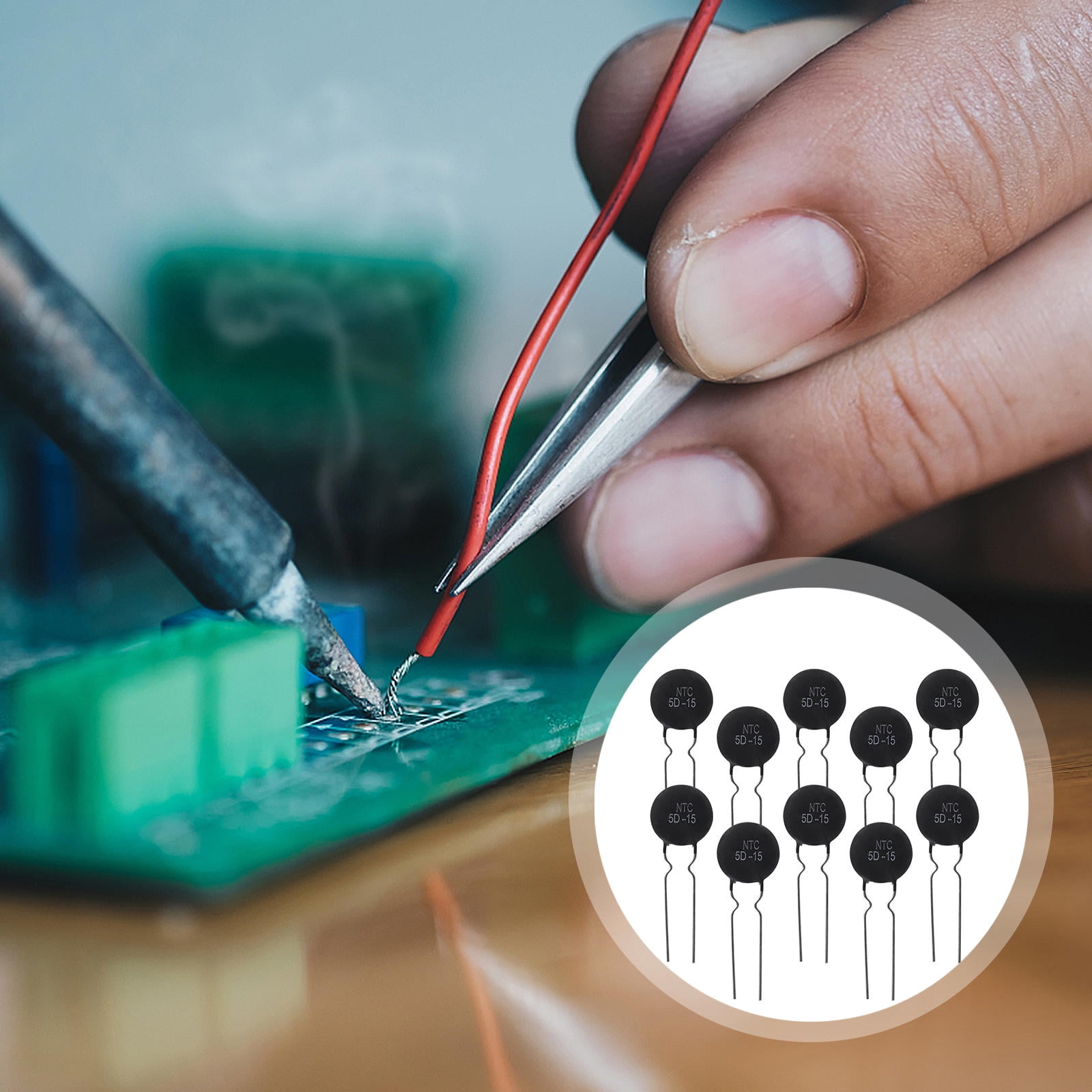 Mobestech 20Pcs NTC Thermistor For Thermal Resistor With Synthetic ...