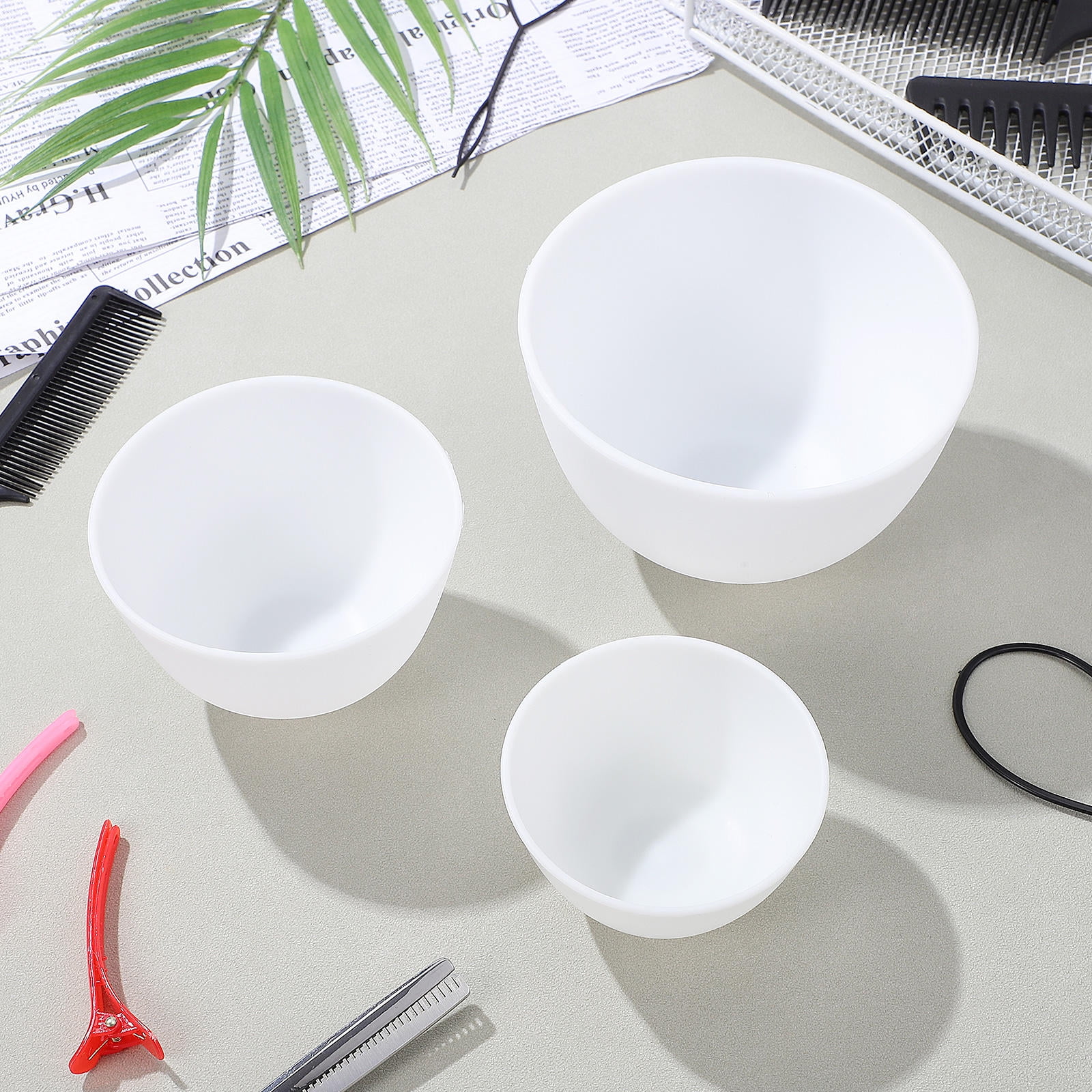 Mobestech Face Mask Mixing Bowl Set Round 3pcs - Walmart.com