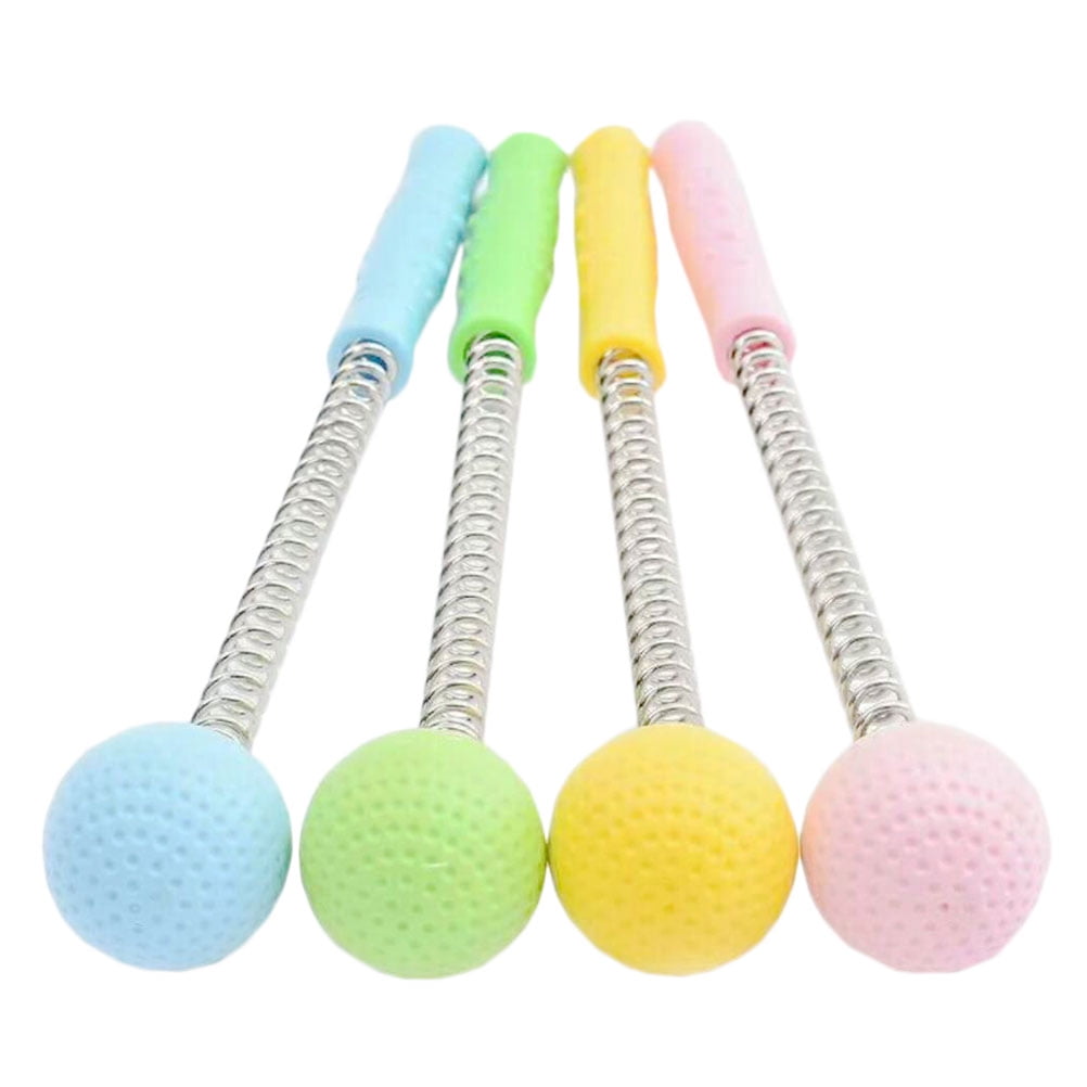 Mobestech 4pcs Spring Massage Hammer Silicone Massage Ball Back Massage ...