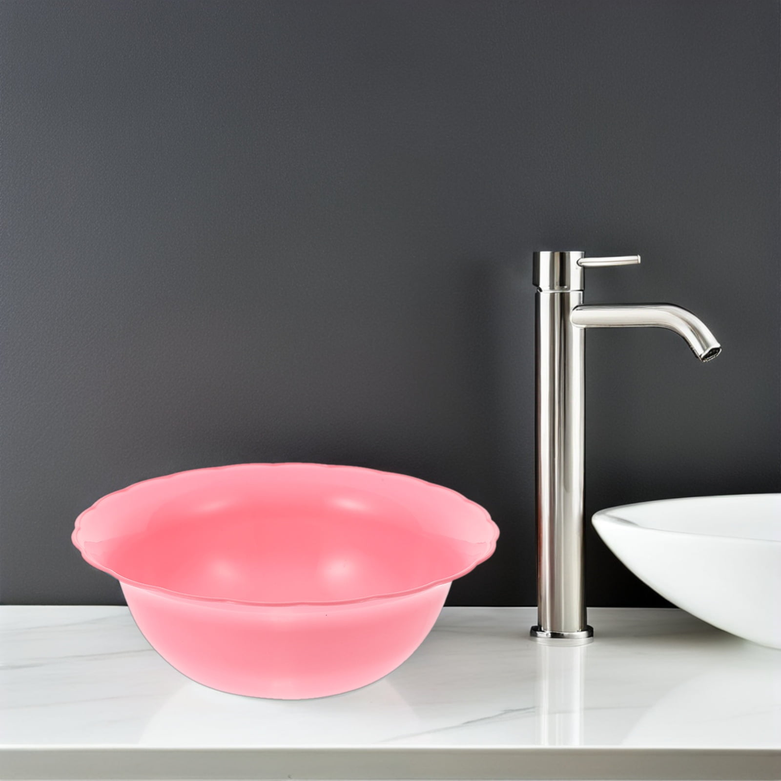 Mobestech 6Pcs Round Plastic Wash Basin Assorted Color For Clothes Cleansing Home Use - Walmart.com