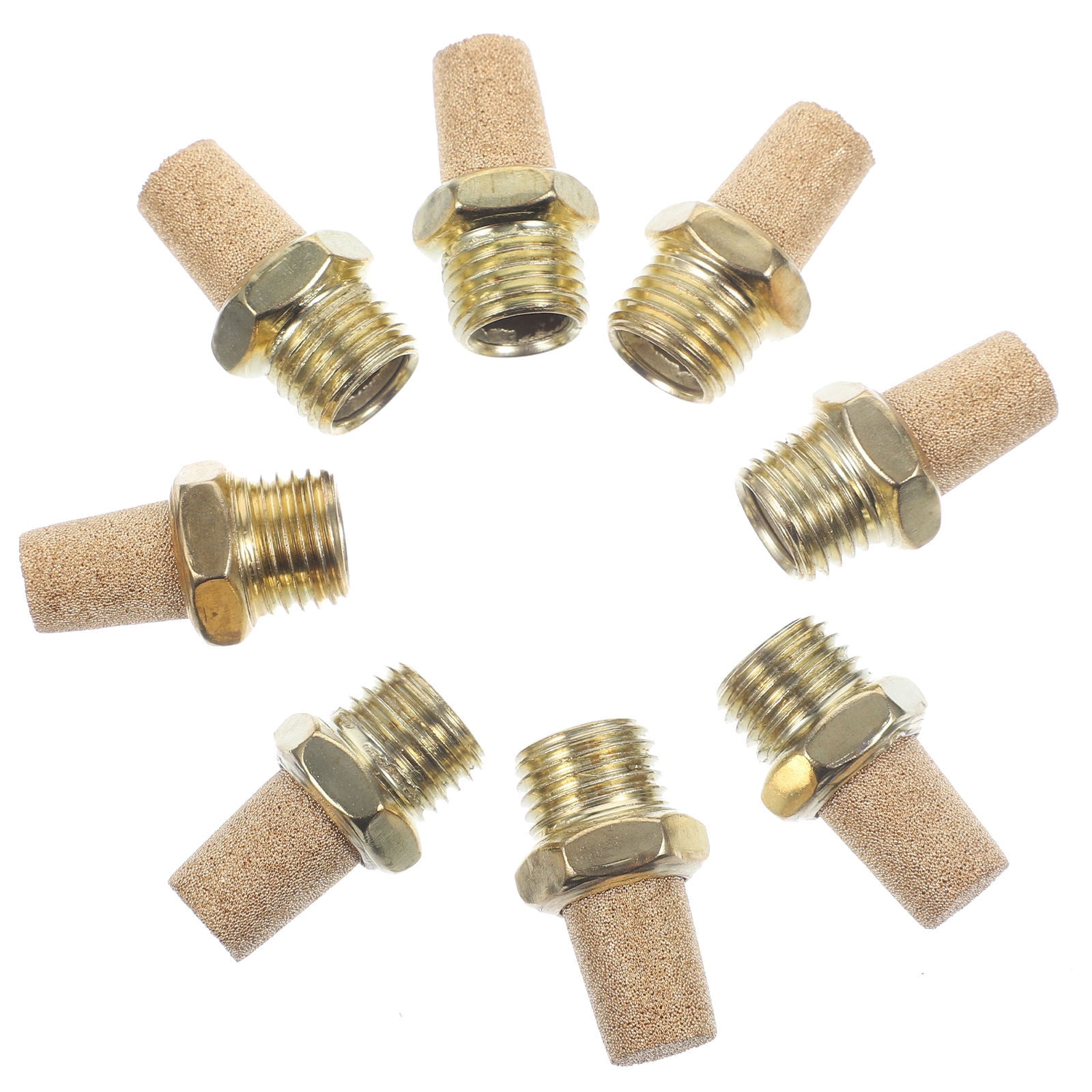 Mobestech Golden Pneumatic Muffler Copper Noise Reduction Stable ...
