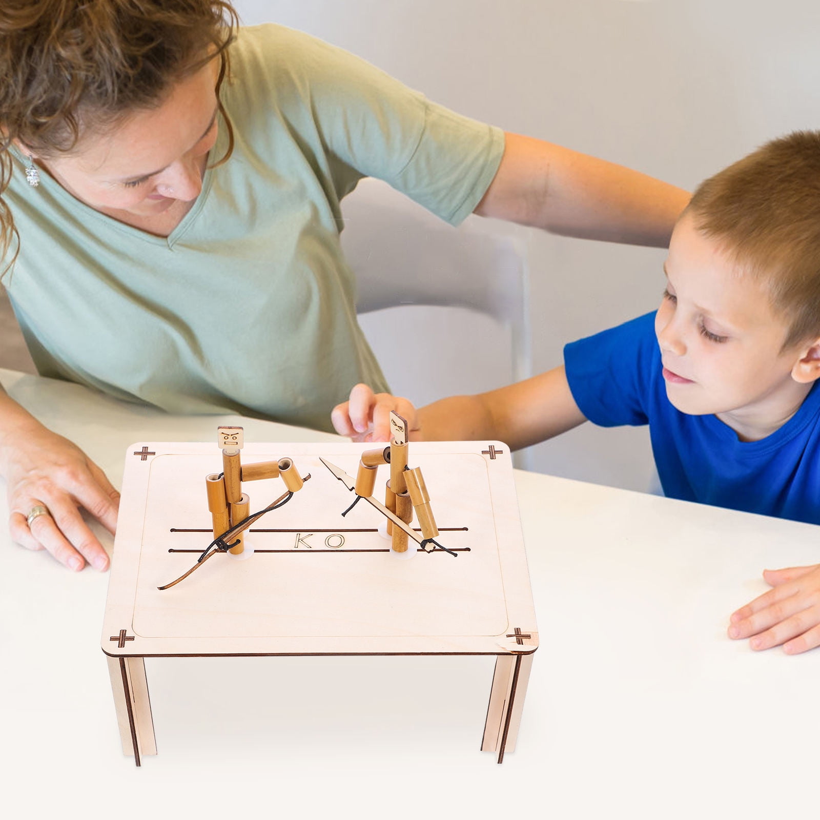 Mobestech Bamboo Puppet Kit 1 Set Diy Game Problem Solving Enhancement ...