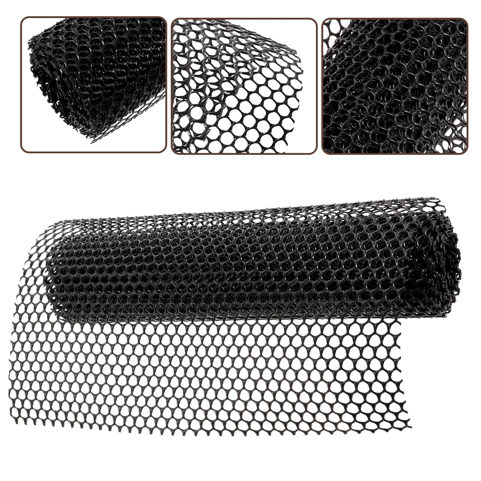 Mobestech Poultry Net 1 Roll Black Plastic Garden Wire Mesh with Gaps ...
