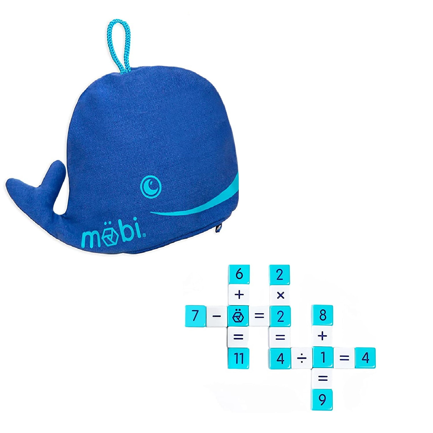 Mobi Fun Numerical Educational Math Tile Game in a Whale Pouch ...