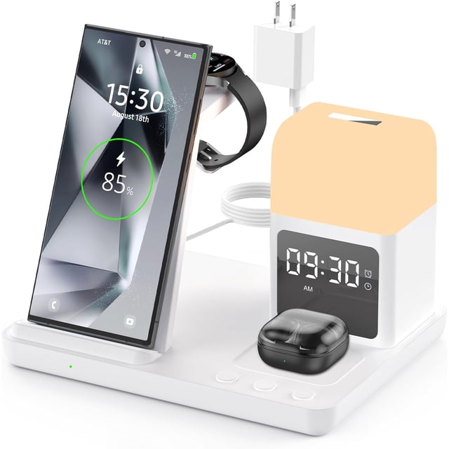 Mobii 6 in 1 wireless charger for Samsung/Android charger, watch ...