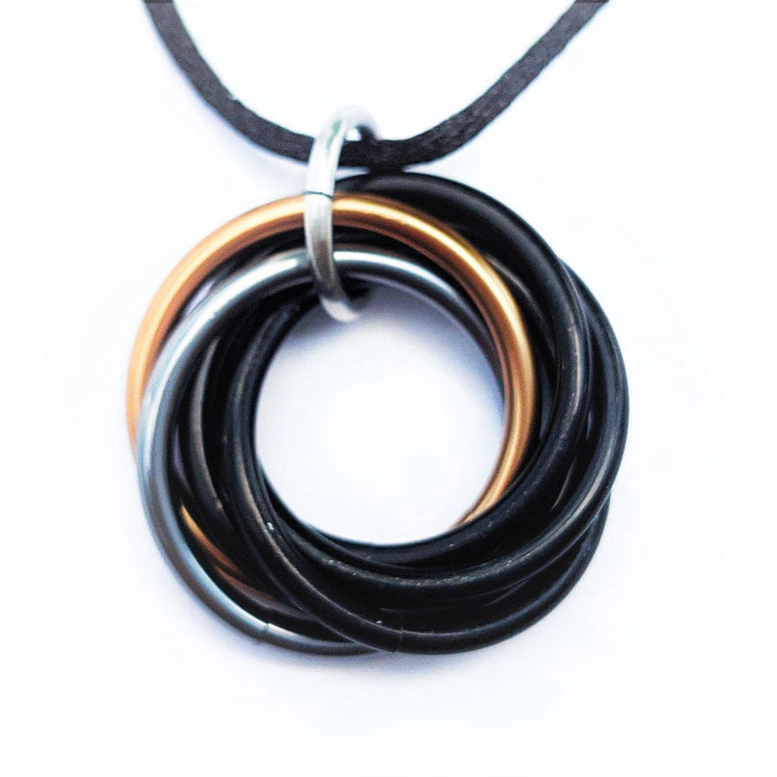 Mobii Necklace, Pendant (Medium), Multicolor Combos, Fidget Infinity ...