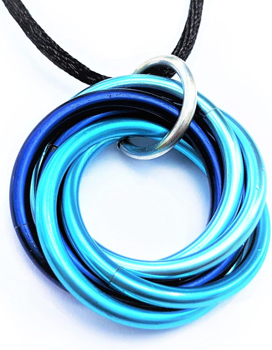 Mobii Necklaces (Multicolor) Pendant Combos, Fidget Infinity Loop ...