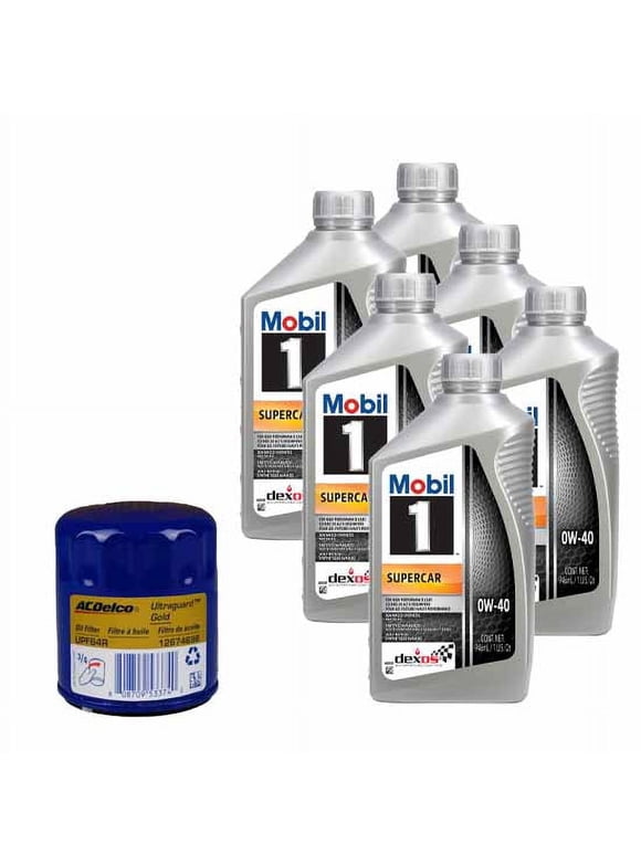 Mobil 1 0W-40 Oil in Mobil 1 Oil - Walmart.com