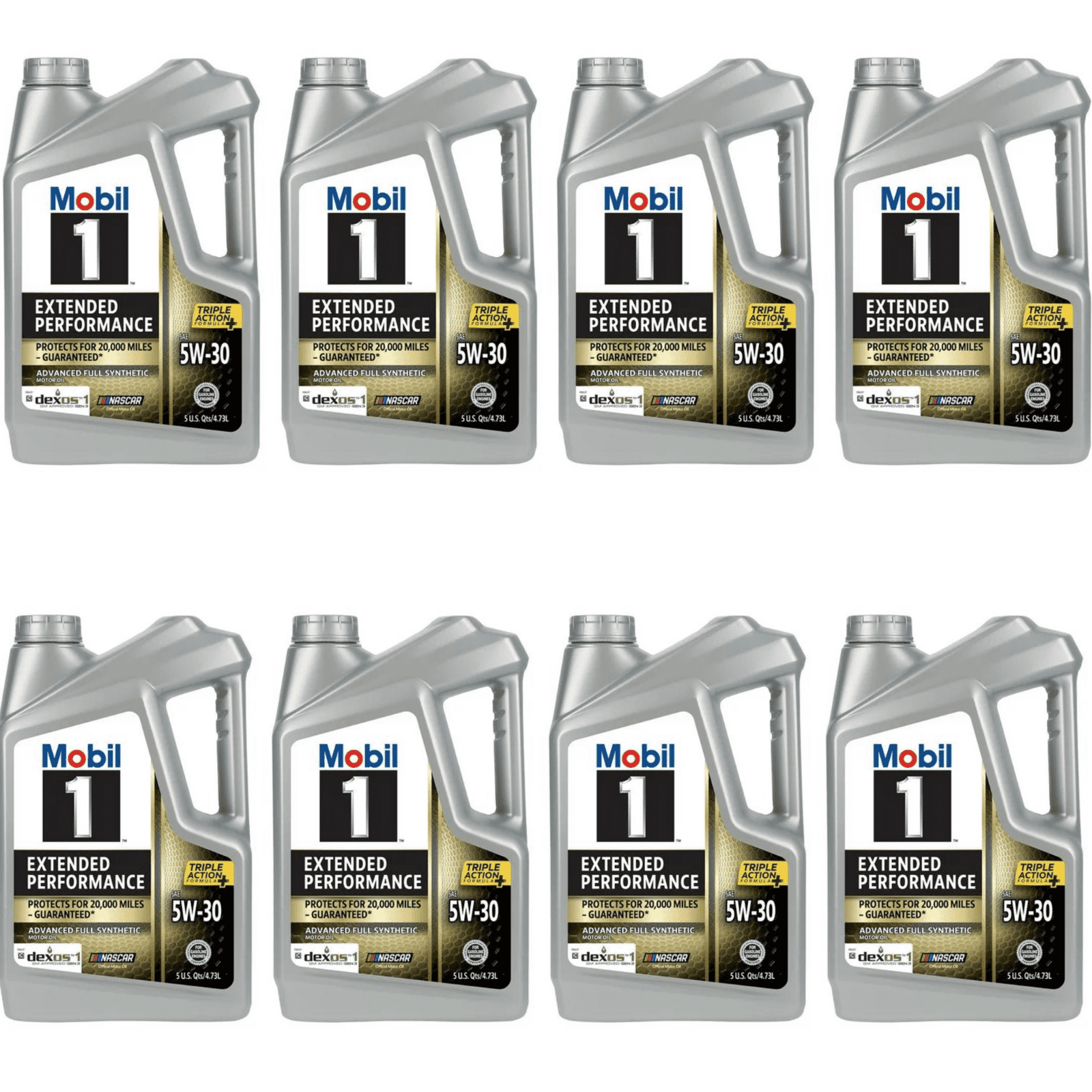 Mobil 1 120766 Extended Performance Full Synthetic Motor Oil 5W-30 Pack ...