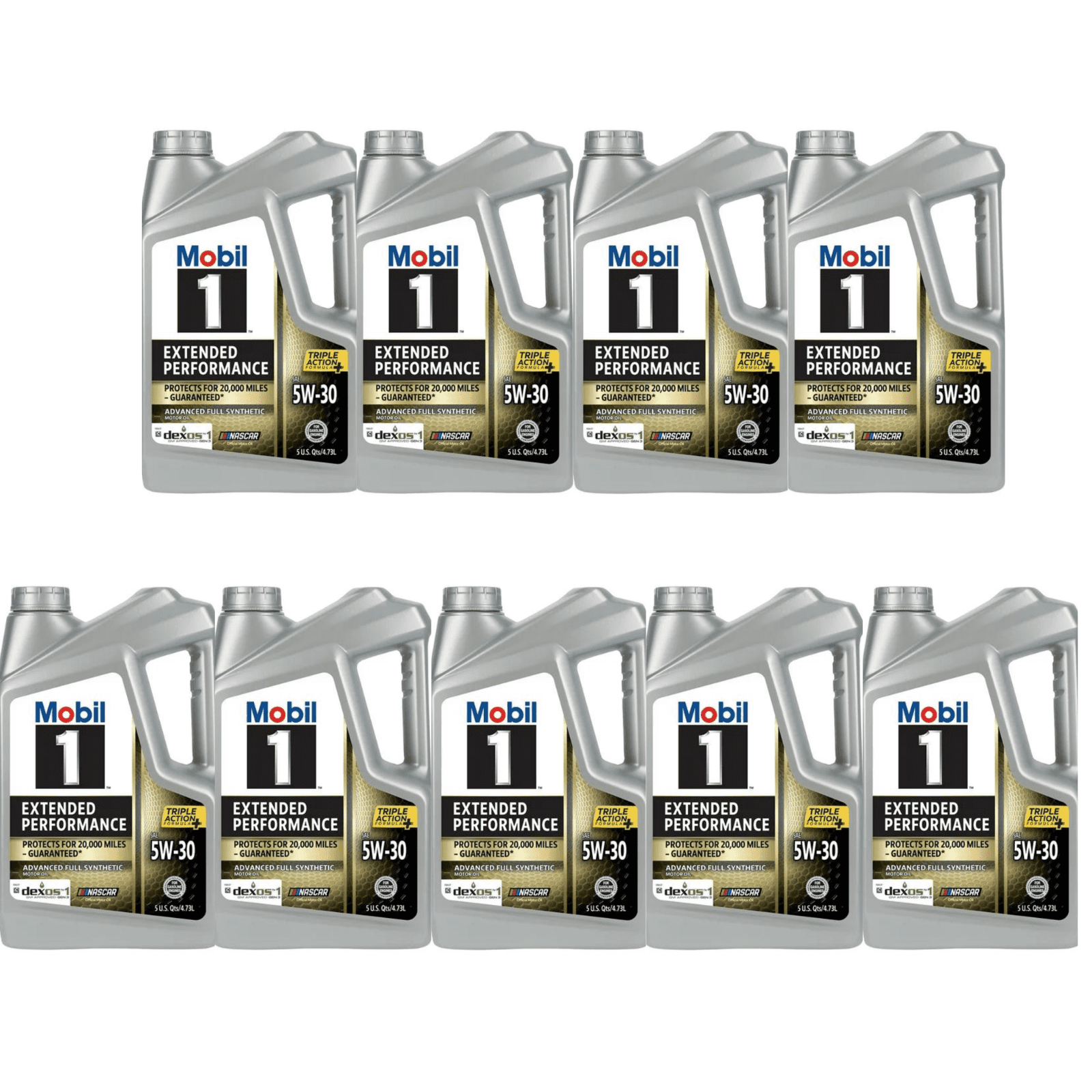 Mobil 1 120766 Extended Performance Full Synthetic Motor Oil 5W-30 Pack ...