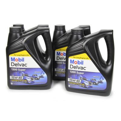 Mobil 1 122492, 15W40 Diesel Oil Case 4X1 Gallon Performance Racing ...