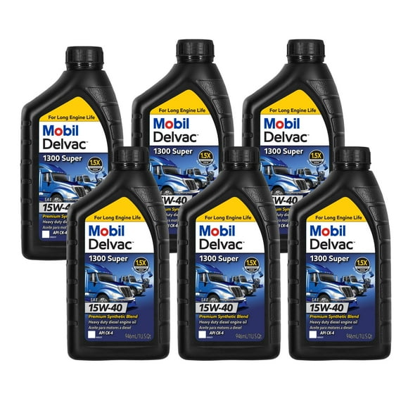 15w40 Mobil Delvac Oil in Mobil 1 Oil - Walmart.com