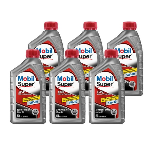 Mobil 1 5W-30 Synthetic Oil in Mobil 1 Oil - Walmart.com