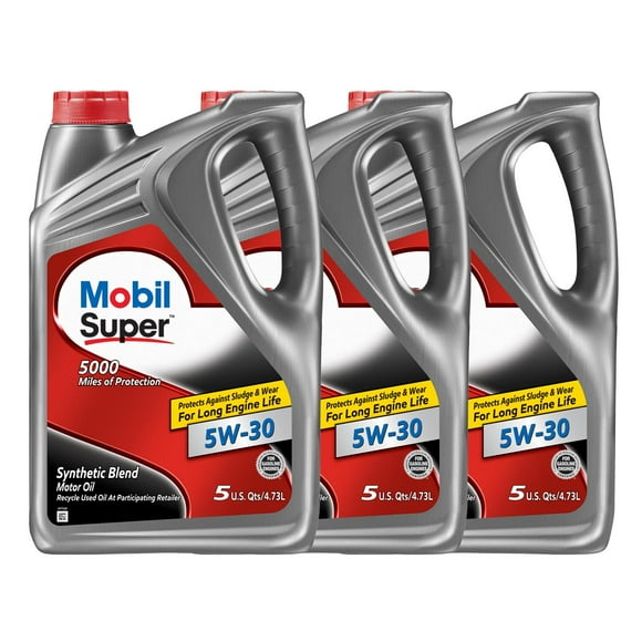 Mobil 1 5W-30 Synthetic Oil in Mobil 1 Oil - Walmart.com