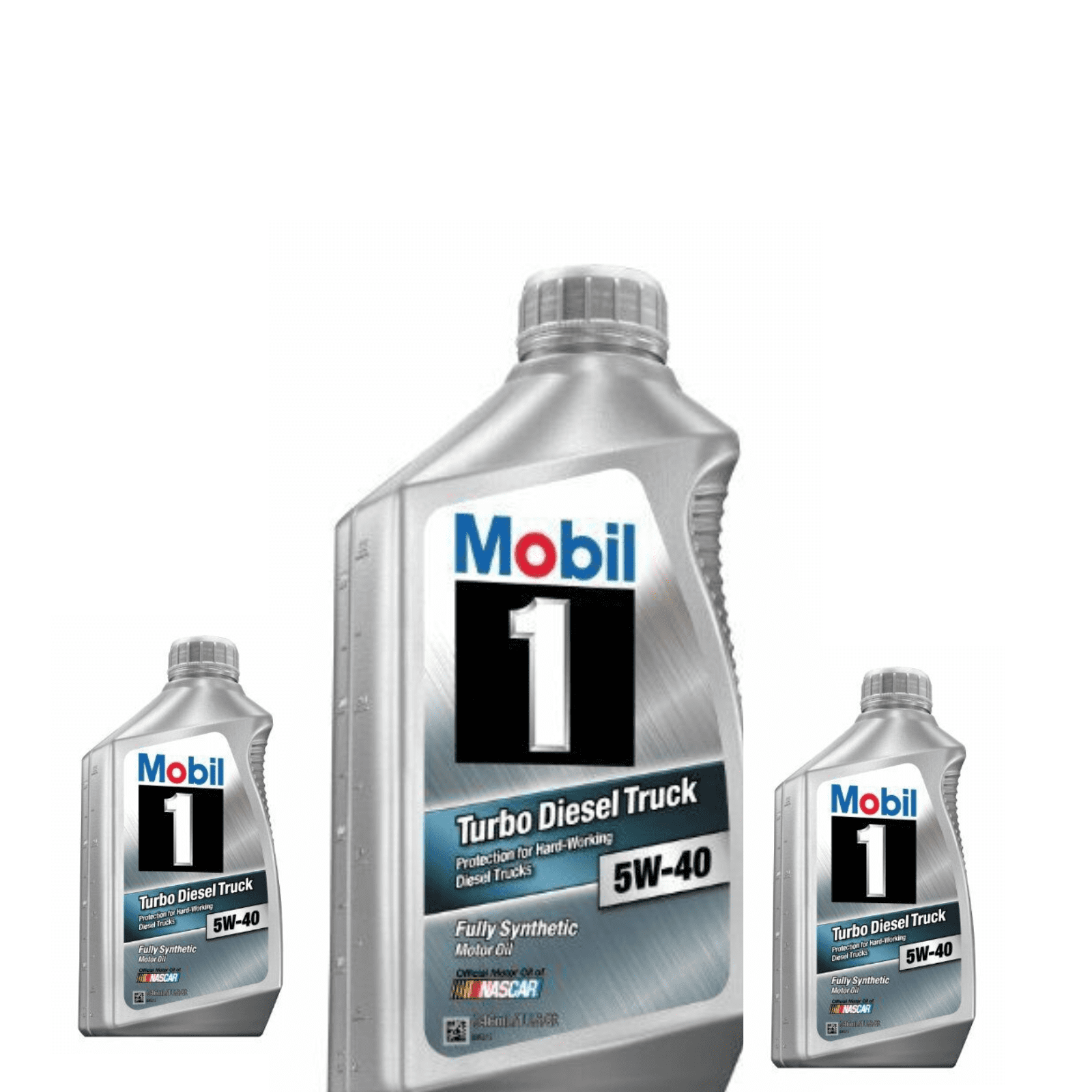 Mobil 1 98HM64 122253 5W-40 Turbo Diesel Truck Synthetic Motor Oil Pack ...
