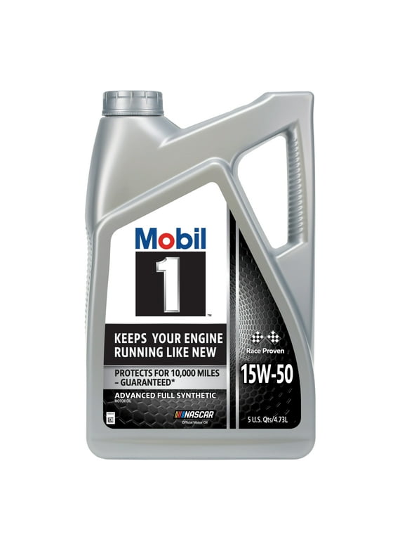 Mobil 1 15W-50 Oil in Mobil 1 Oil - Walmart.com