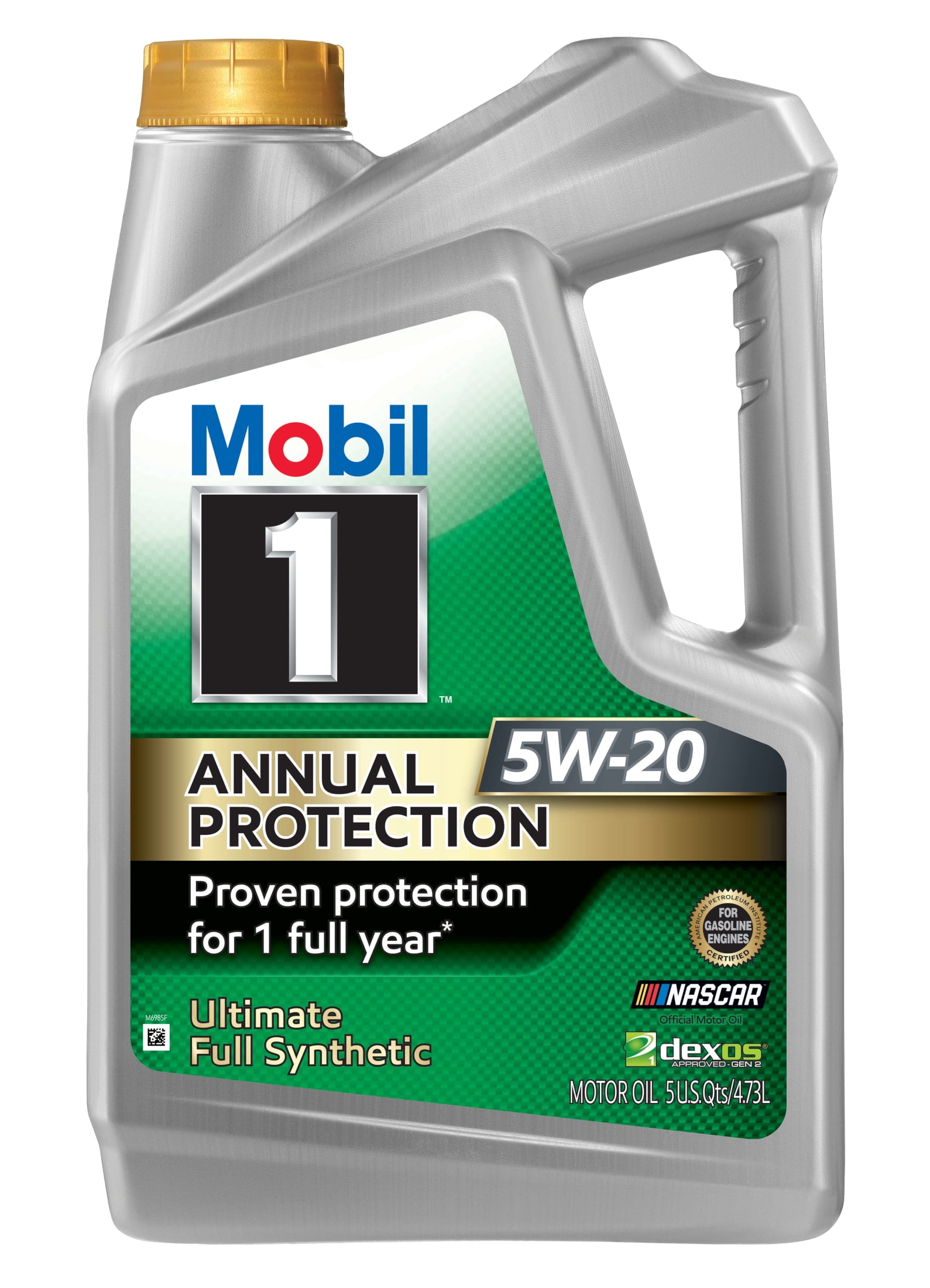 Mobil 1 Annual Protection Full Synthetic Motor Oil 5W-20, 5 Quart ...