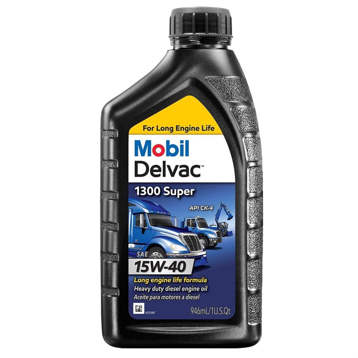 Mobil 1 Delvac 1300 Super Diesel Oil, 15W-40, 1 Quart - Walmart.com