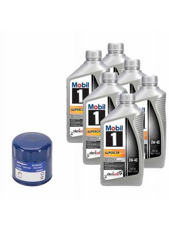 Mobil 1 0W-40 Oil in Mobil 1 Oil - Walmart.com