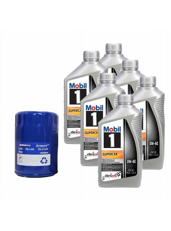Mobil 1 0W-40 Oil in Mobil 1 Oil - Walmart.com