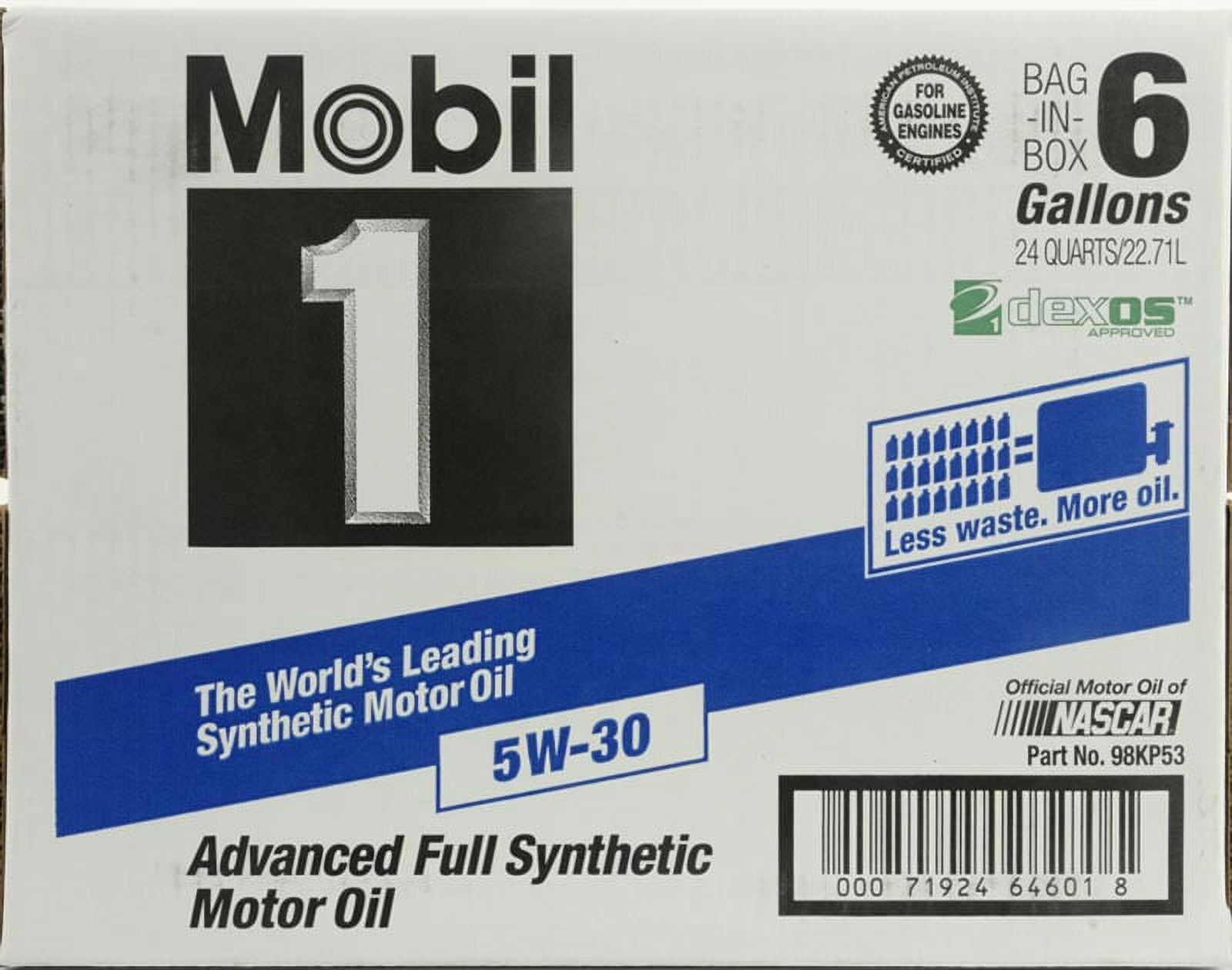 Mobil 1 Eco Box Advanced Full Synthetic Motor Oil 5W-30, 5 qt - Walmart.com