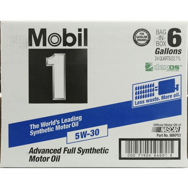 Mobil 1 Eco Box Advanced Full Synthetic Motor Oil 5W-30, 5 qt - Walmart.com
