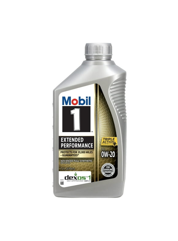 Mobil 1 0W-20 Oil in Mobil 1 Oil - Walmart.com