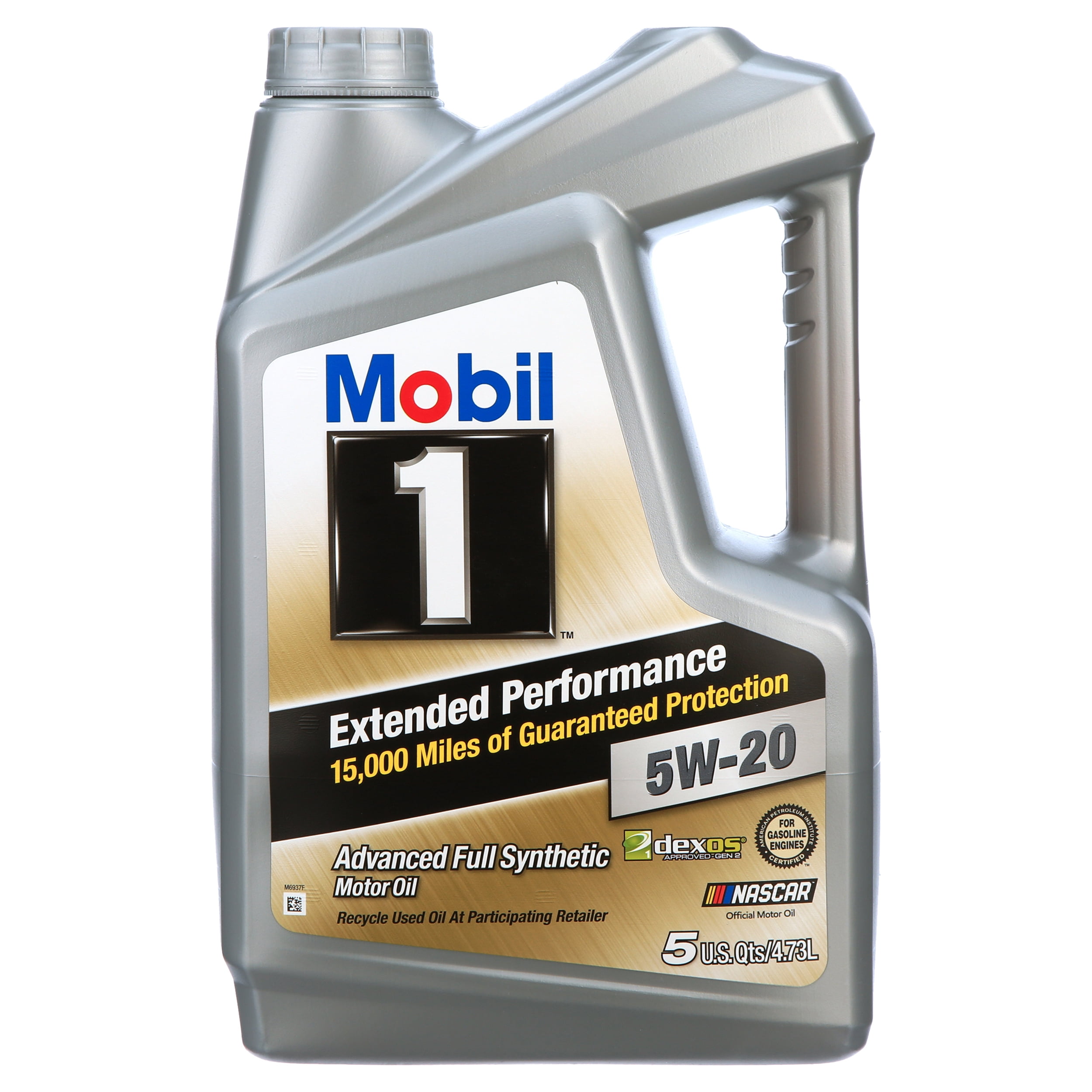 Mobil 1 Extended Performance Full Synthetic Motor Oil 5W-20, 5 qt ...