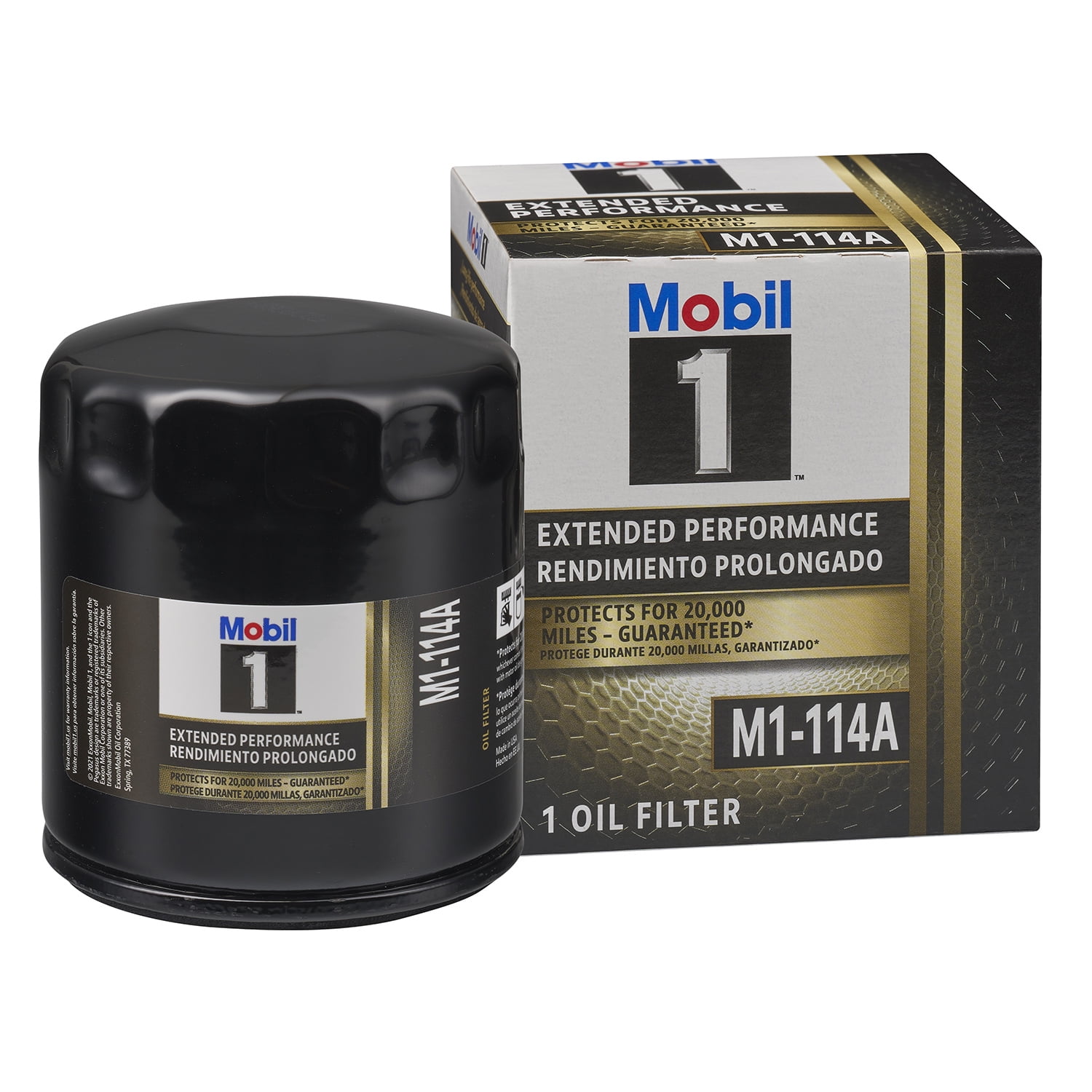 Mobil 1 Extended Performance Oil Filter, 20,000 Miles, Synthetic Blend ...