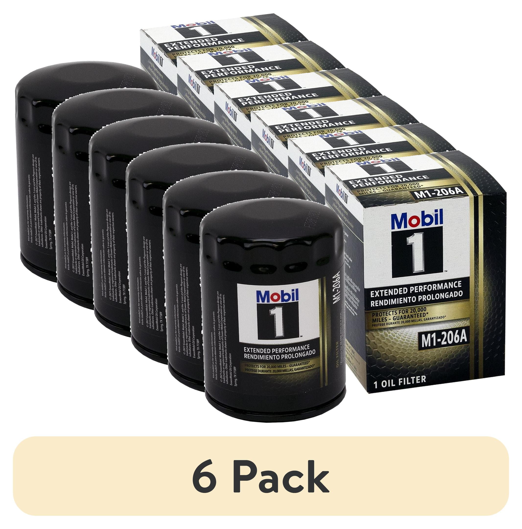(6 pack) Mobil 1 Extended Performance M1-206A Oil Filter - Walmart.com