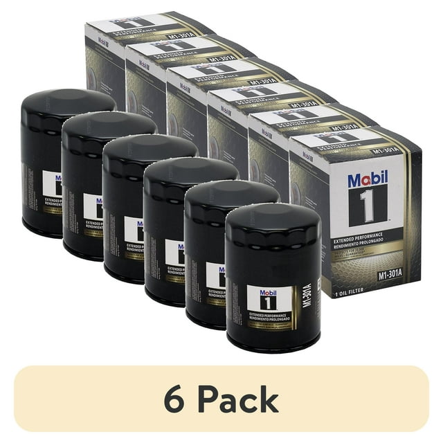 (6 pack) Mobil 1 Extended Performance M1-301A Oil Filter - Walmart.com