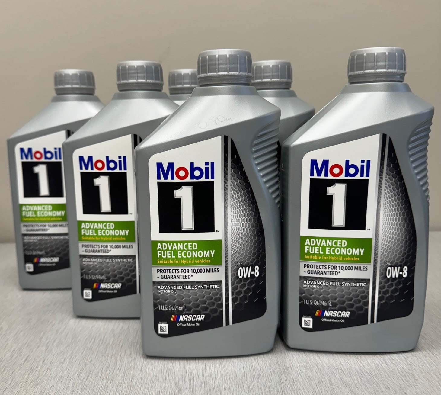 Mobil 1 Synthetic Motor Oil 0W-8 JASO GLV-1- 6 Quarts (1 Case ...