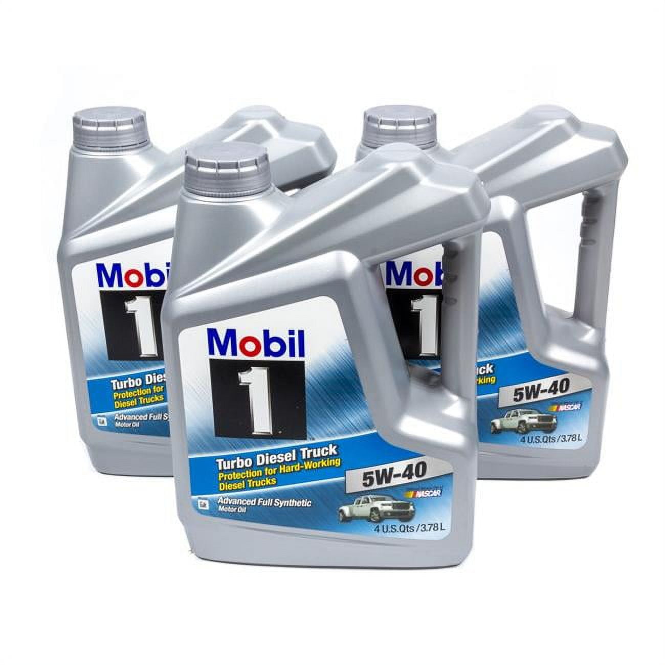 Mobil 1 Turbo Diesel Truck 5W-40 Full Synthetic Motor Oil for Engines, 1 Gal - Case of 3 ...