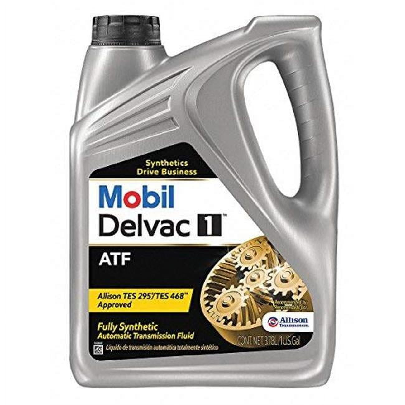 Mobil 122062 1 gal Delvac Synthetic Automatic Transmission Fluid ...