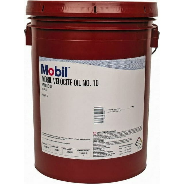 Free Shipping! Mobil 5 Gal Pail Mineral Spindle Machine Oil ISO 22 ...