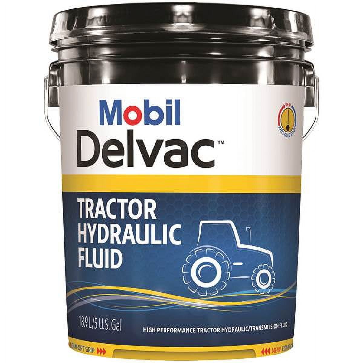 Mobil 1 Delvac Tractor Hydraulic Fluid, 5 Gallon Pail, Multipurpose ...
