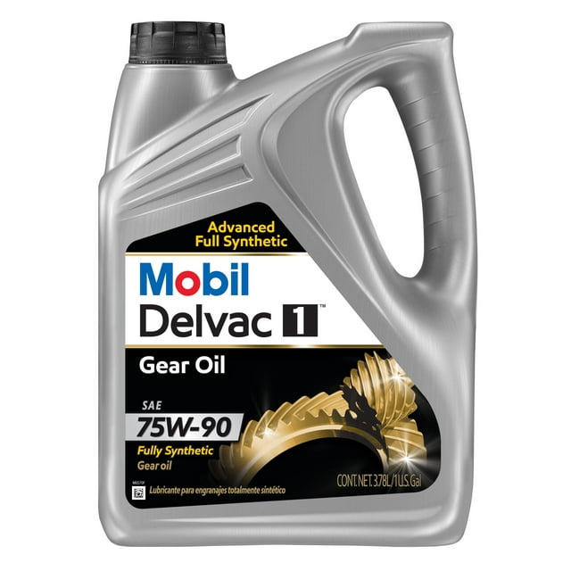 Mobil Delvac 1 Advanced Synthetic Gear Oil 75W-90, 1 Gallon - Walmart ...