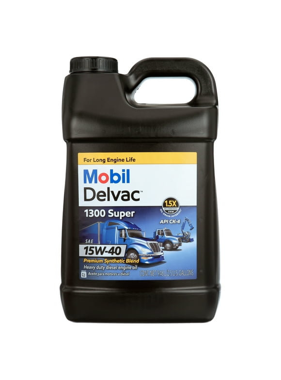 15w40 Mobil Delvac Oil in Mobil 1 Oil - Walmart.com