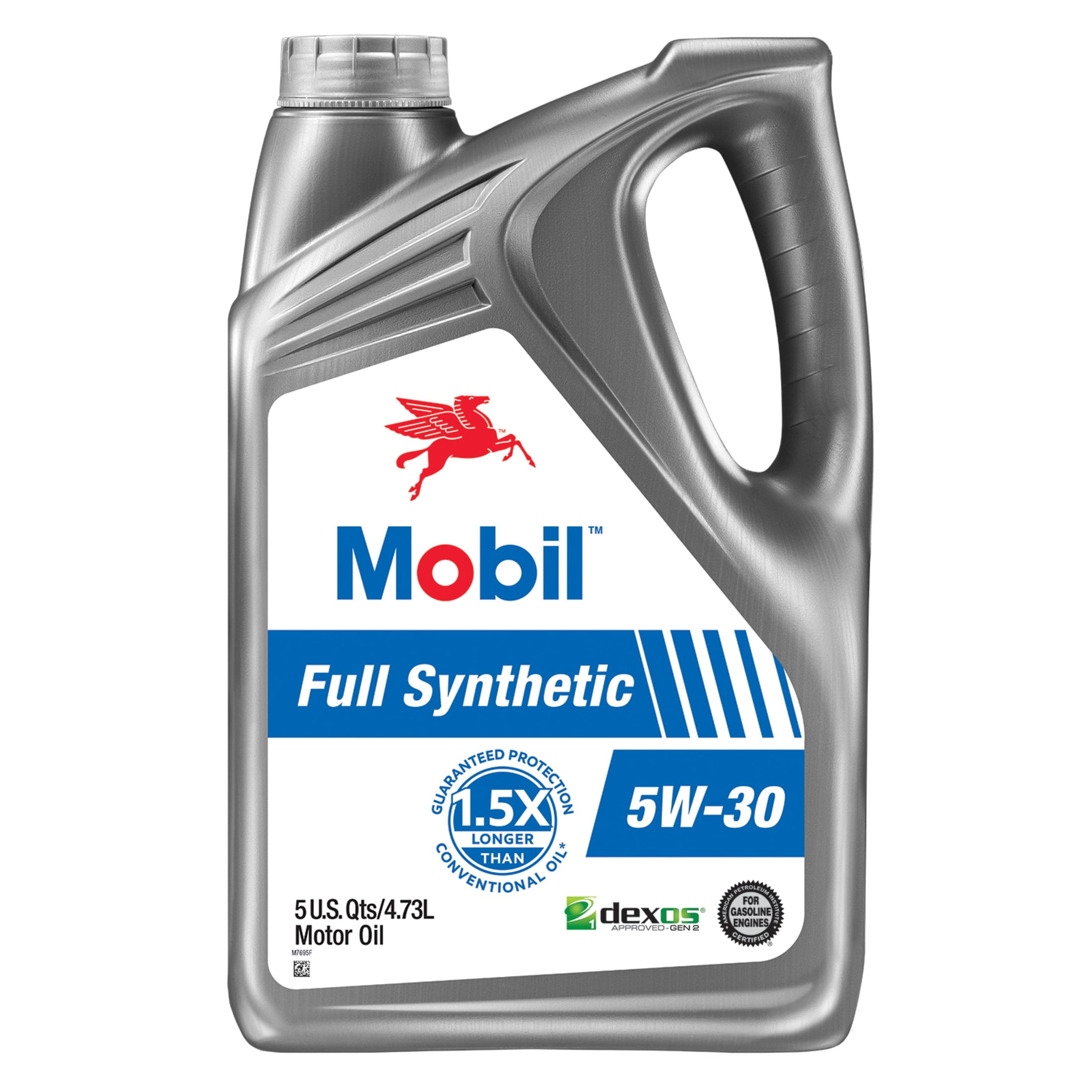 Mobil Full Synthetic Motor Oil 5W-30, 5 Quart - Walmart.com